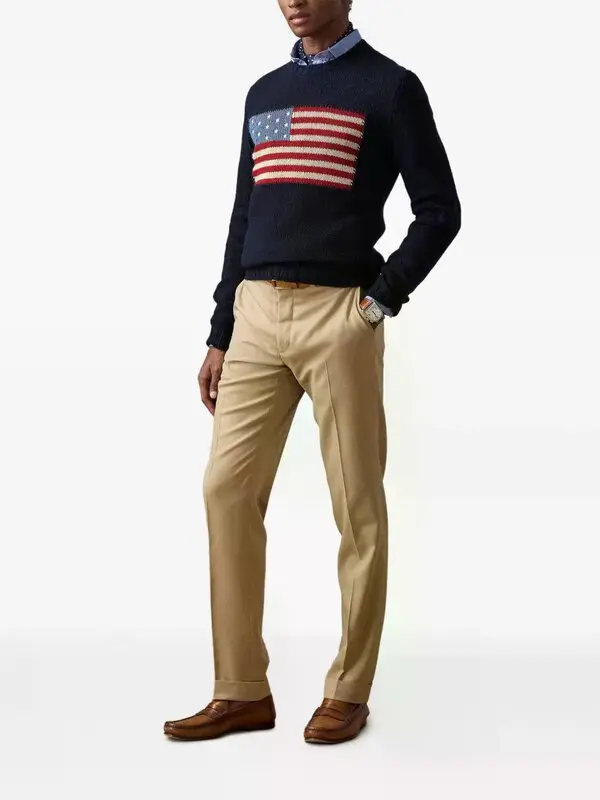 Ralph Lauren Purple Label Intarsia-knit Sweater
