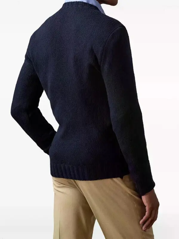 Ralph Lauren Purple Label Intarsia-knit Sweater