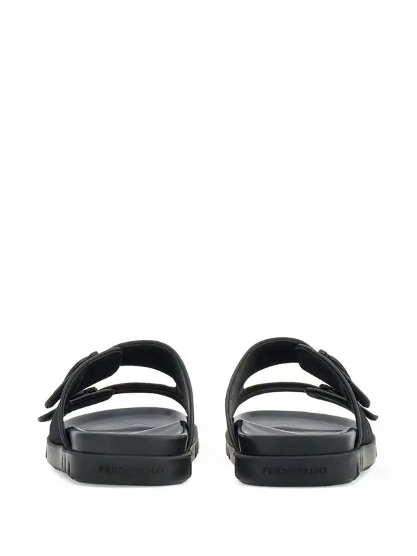 FERRAGAMO Gancini Jacquard Sandals