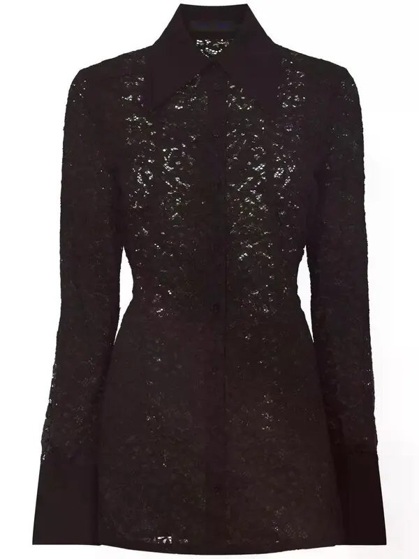 Proenza Schouler Floral Lace Shirt