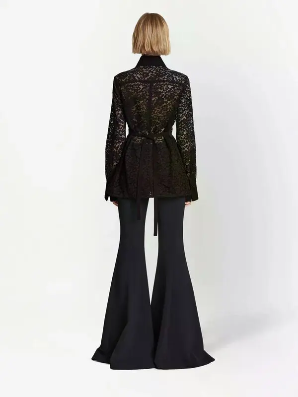 Proenza Schouler Floral Lace Shirt