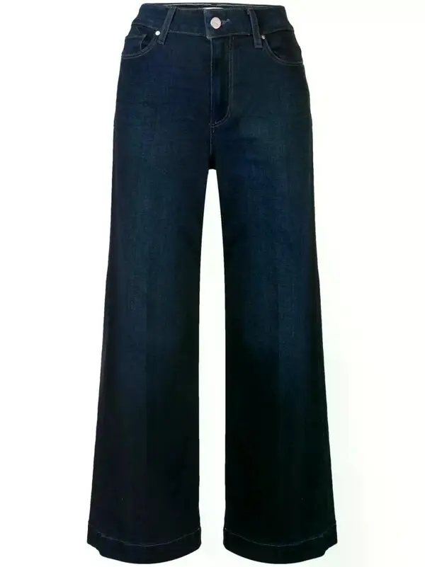 Paige Logo-patch Cropped Jeans