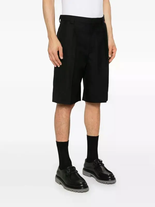 Gucci Bermuda Shorts With Web Detailing