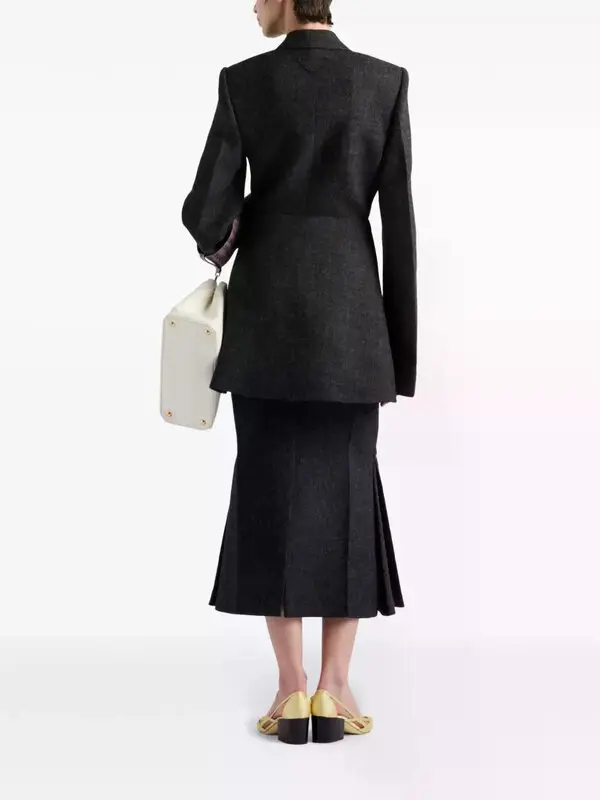Prada Double-breasted Wool Coat