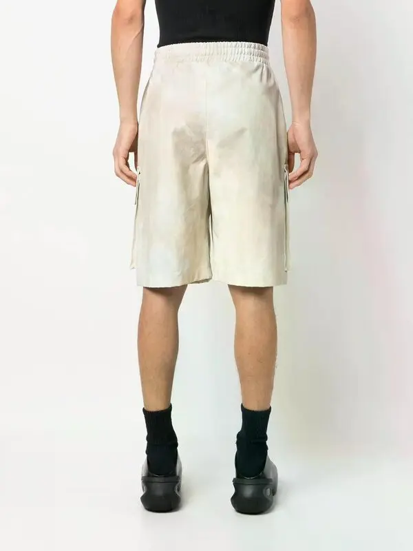 Balmain Faded-effect Cotton Cargo Shorts
