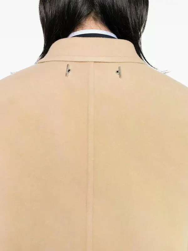 LANVIN Single-breasted Virgin Wool And Cashmere Coat