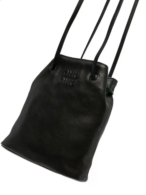 Miu Miu Mini Leather Bucket Bag