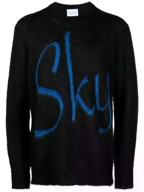 BLUE SKY INN Logo-print Crew-neck Jumper