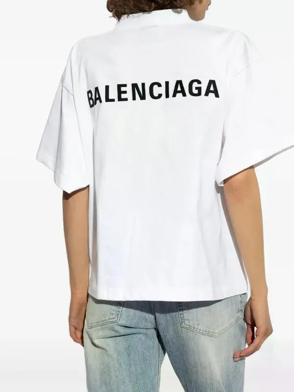 Balenciaga Logo-embroidered T-shirt