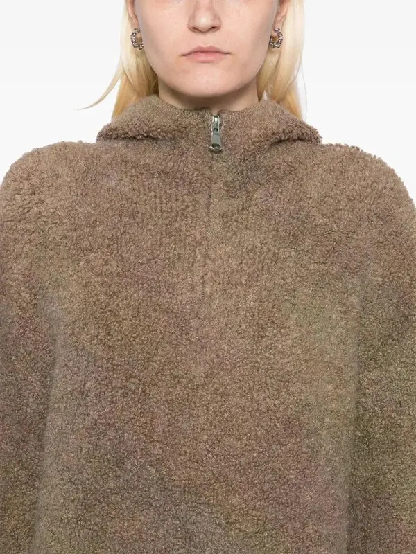 B+AB Hooded Knit Pullover - Neutrals