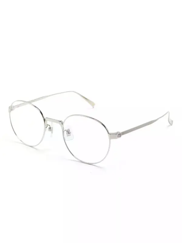 Dunhill Round-frame Glasses - Silver