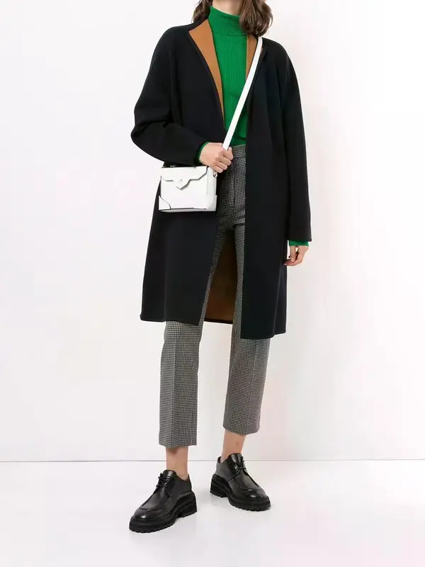 Paule Ka Virgin Wool-blend Belted Coat