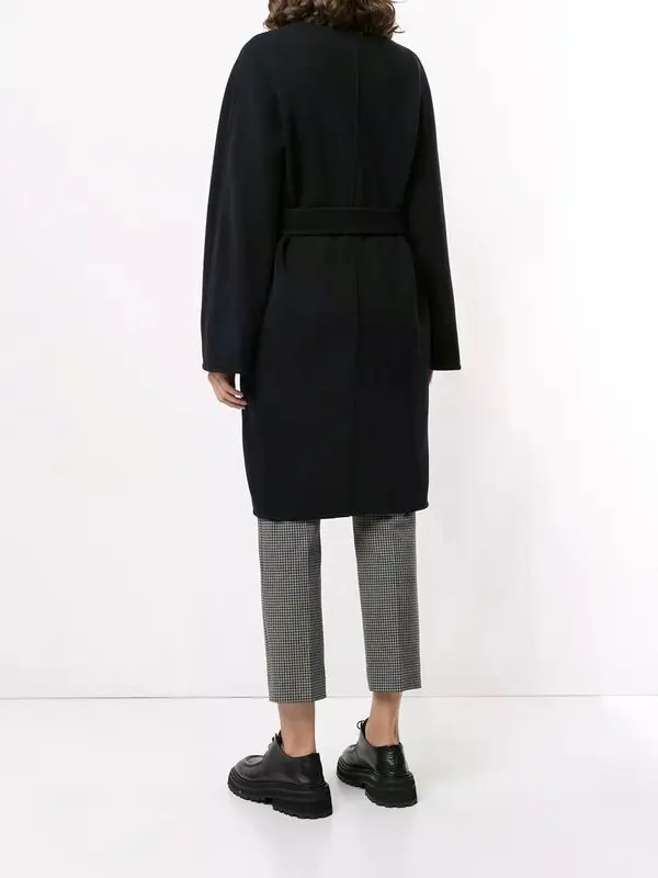 Paule Ka Virgin Wool-blend Belted Coat