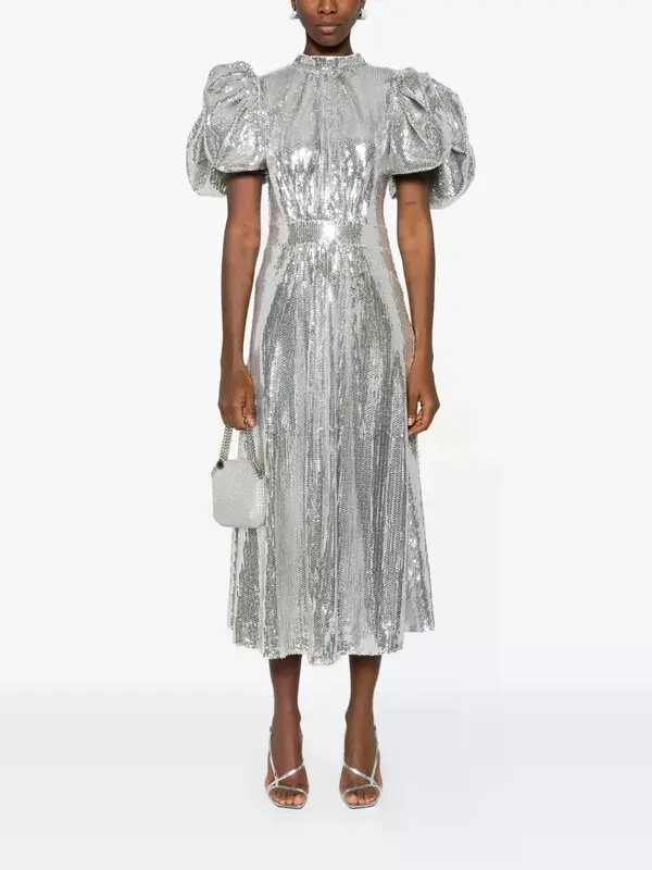 ROTATE BY BIRGER CHRISTENSEN Sequined Maxi Dress