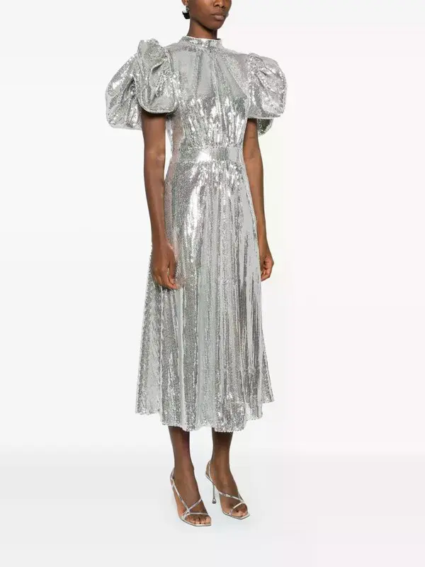 ROTATE BY BIRGER CHRISTENSEN Sequined Maxi Dress