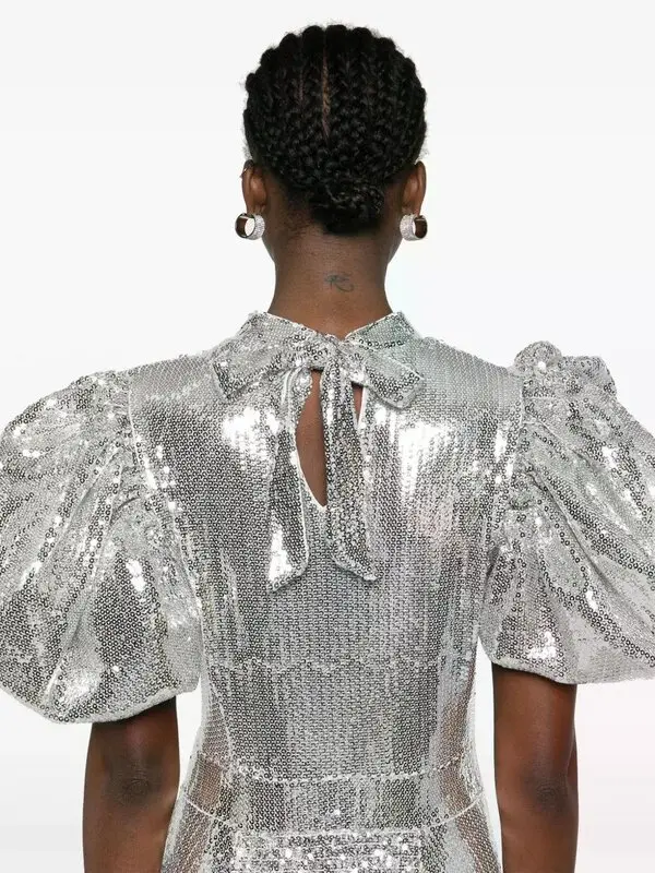 ROTATE BY BIRGER CHRISTENSEN Sequined Maxi Dress