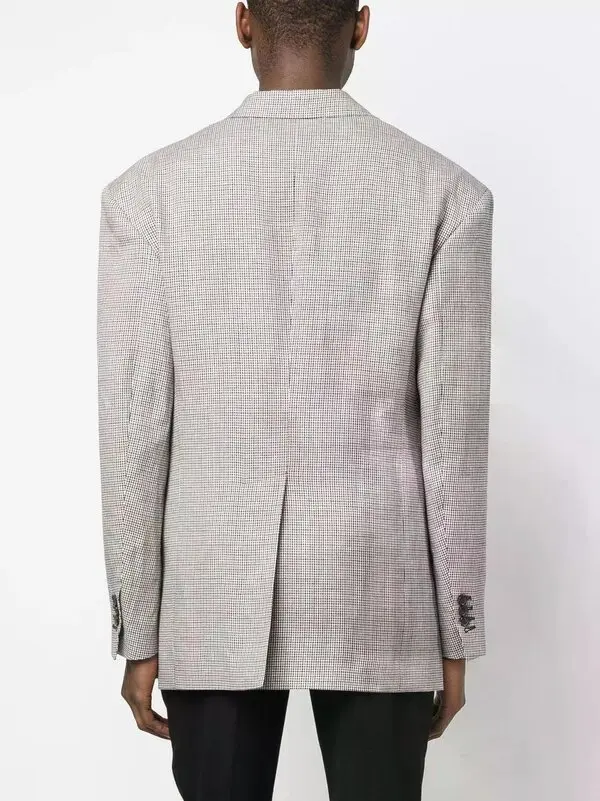 Dsquared2 Single-breasted Checked Jacket