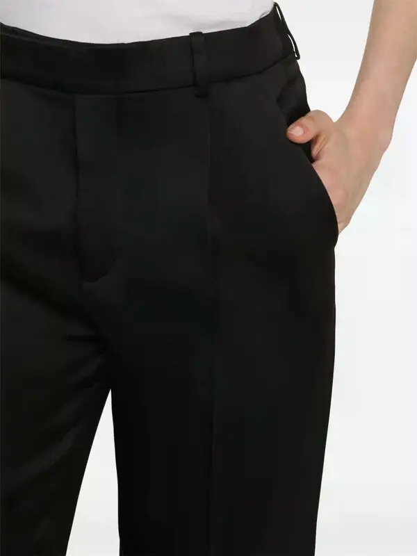 Saint Laurent Pleated Straight Trousers