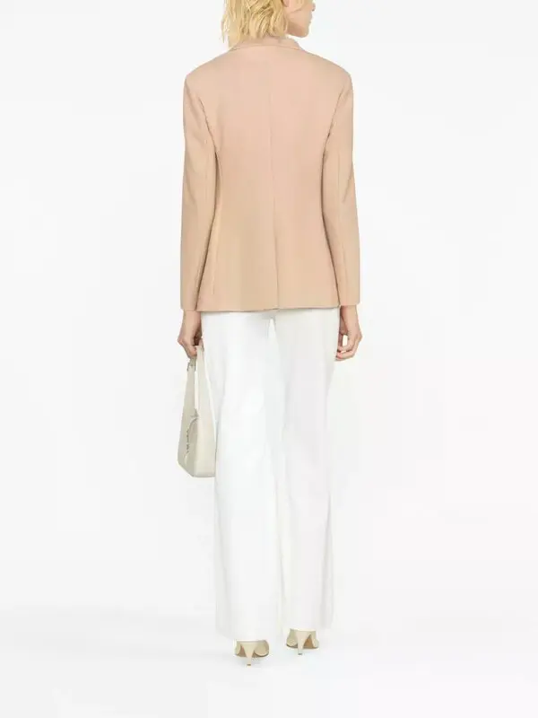 Fabiana Filippi Double-breasted Virgin Wool-blend Blazer