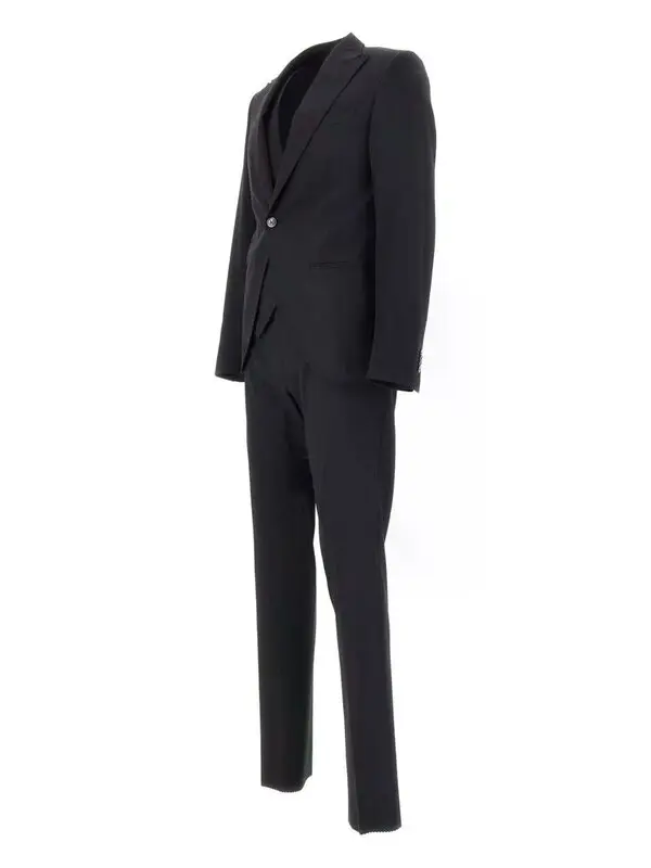 Corneliani Single-breasted Suit - Black