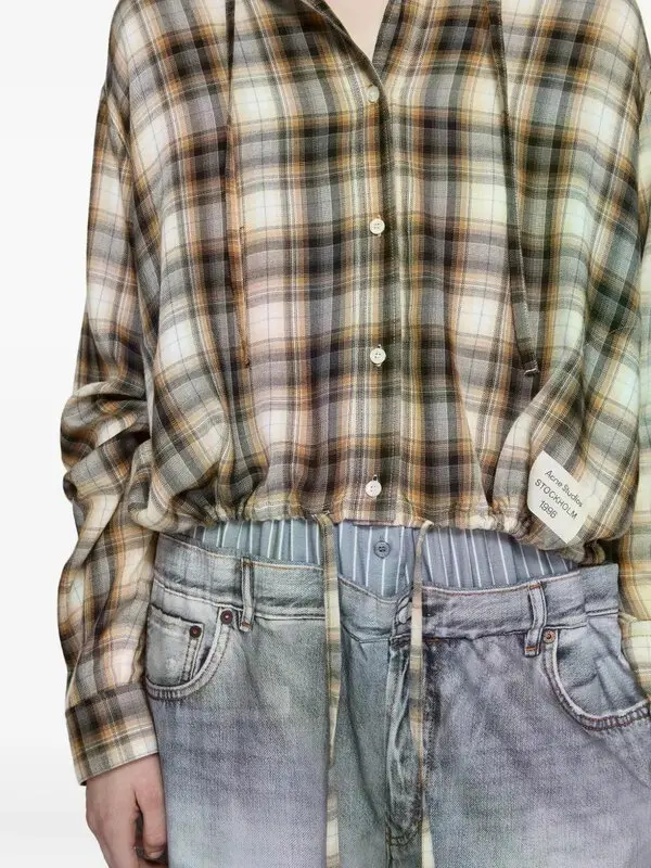 Acne Studios Checked Shirt - Neutrals