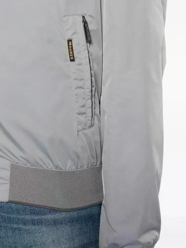 MOORER Long-sleeve Bomber Jacket