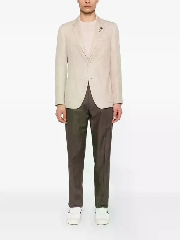 LARDINI Brooch-detail Blazer