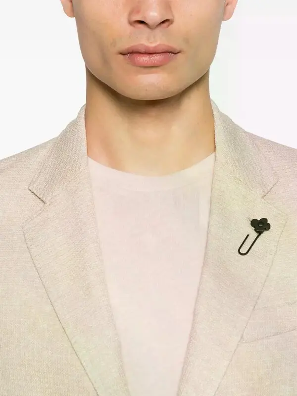LARDINI Brooch-detail Blazer