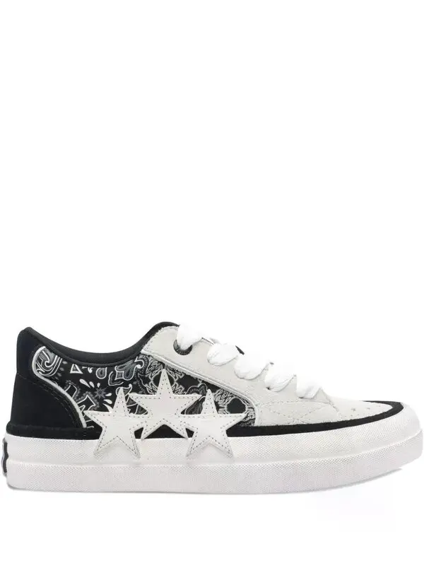 Amiri Bandana Sunset Skate Sneakers - Black