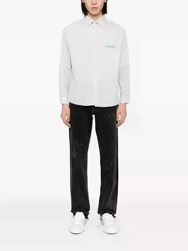 GROUND ZERO Gothic Logo-print Shirt