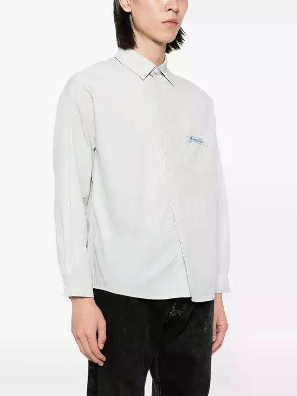 GROUND ZERO Gothic Logo-print Shirt