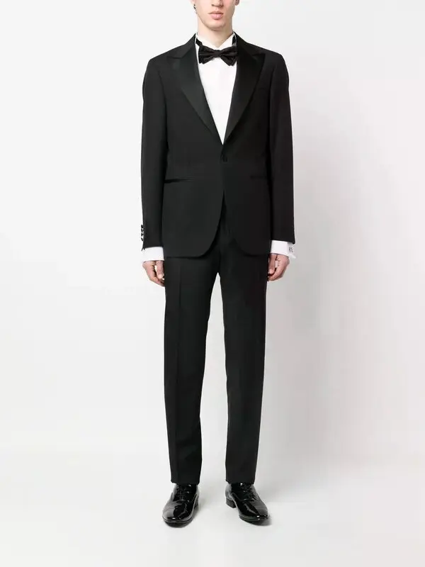 Canali Single-breasted Two-piece Suit - Black