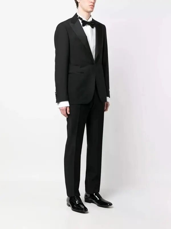 Canali Single-breasted Two-piece Suit - Black