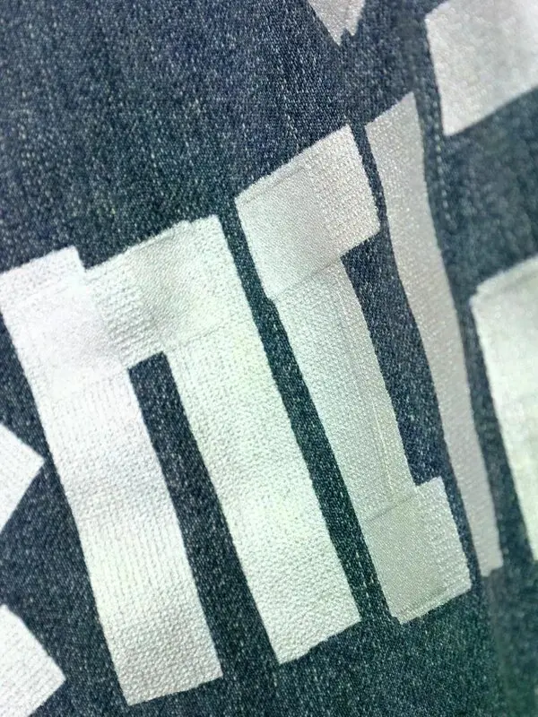 Balenciaga Tape Type-print Denim Jacket