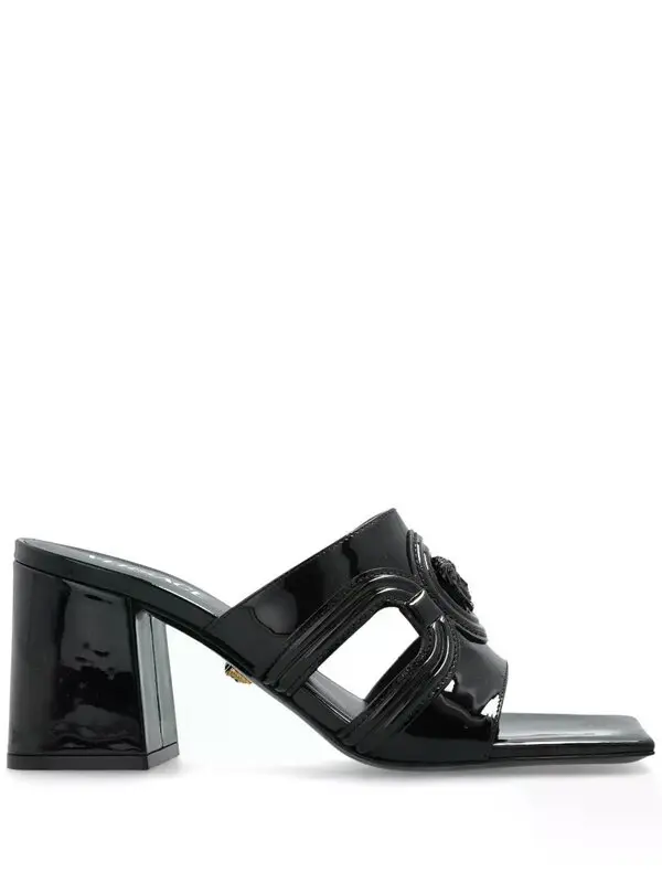 Versace Medusa '95 Patent Sandals - Black