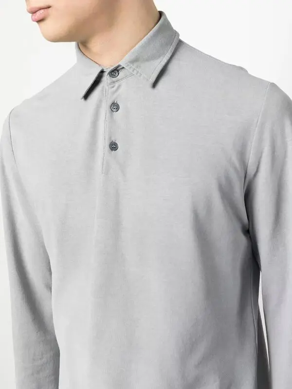 ZANONE Ice Cotton Polo Shirt - Grey