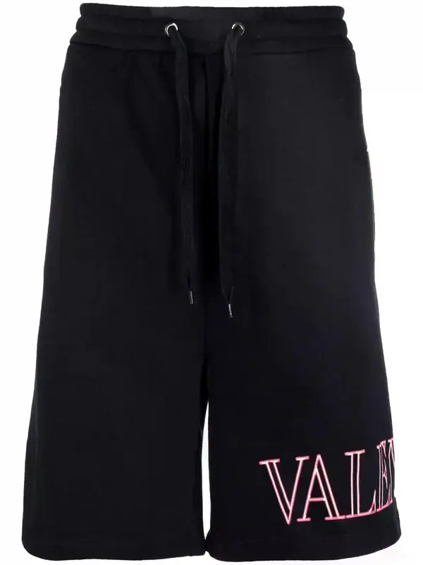 Valentino Garavani Logo Printed Drop-crotch Shorts