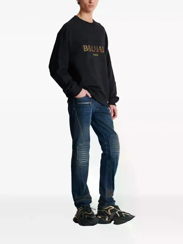 Balmain Embroidered Oversized Sweatshirt