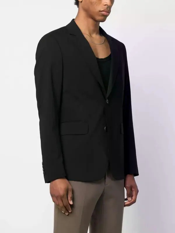 Sandro Virgin Wool Suit Jacket - Black
