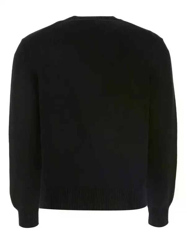 Alexander McQueen Logo-embroidered Knitted Jumper