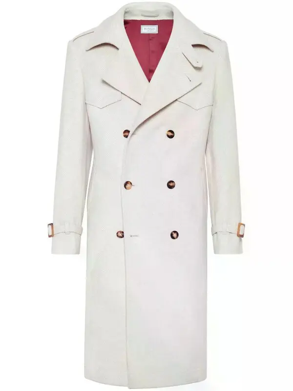 Brunello Cucinelli Long Double-breasted Coat