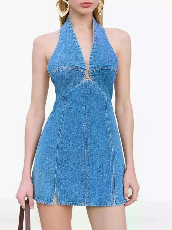 Cult Gaia Rumi Denim Dress - Blue