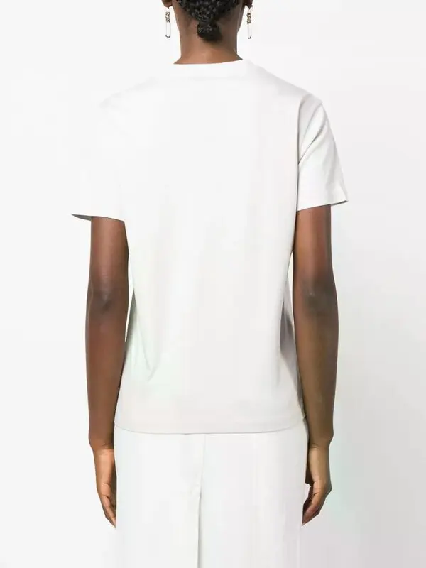 LANVIN Embroidered Logo T-shirt