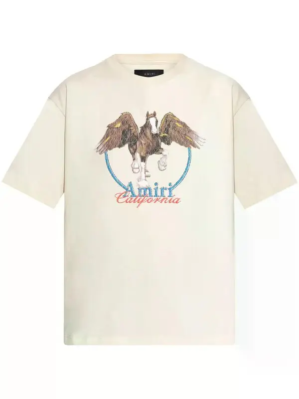 Amiri Graphic-print T-shirt - Neutrals