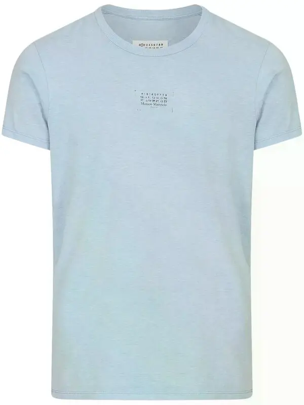 MAISON MARGIELA Numbers-motif T-shirt - Blue