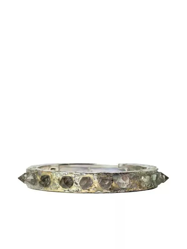 PARTS OF FOUR Spike-embellished Bracelet - Silver
