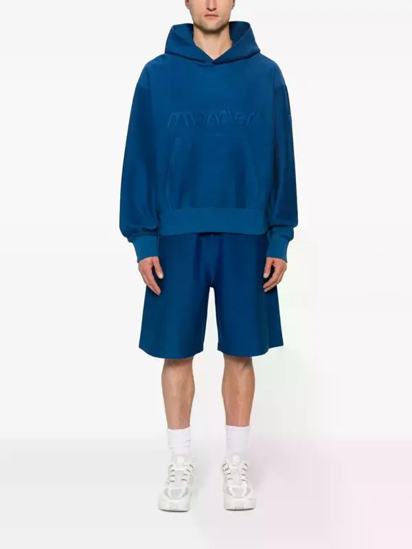 Moncler Terry Cloth Effect Track Shorts