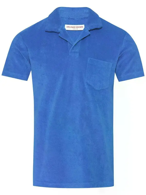 Orlebar Brown Cotton Polo Shirt - Blue