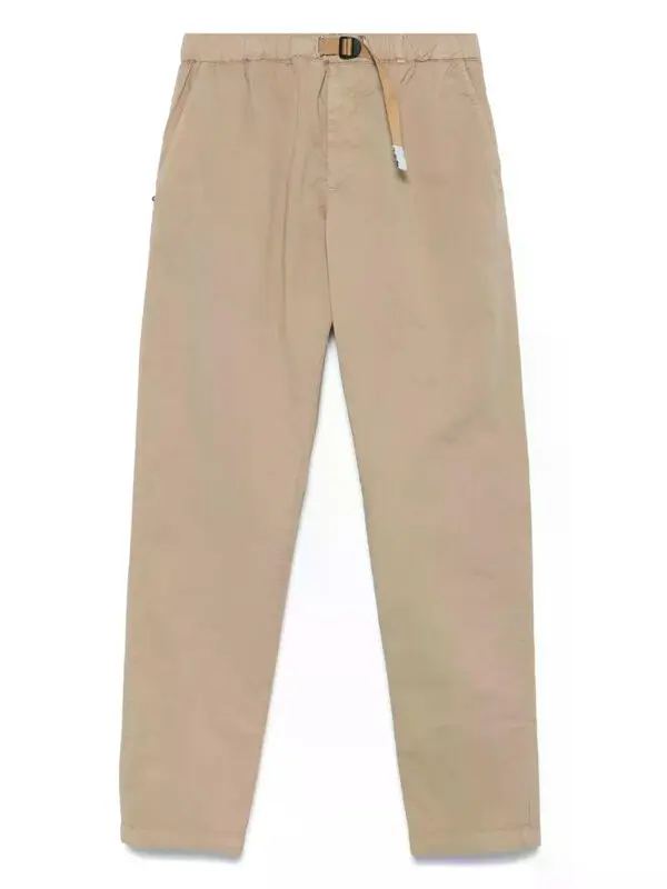 WHITE SAND Belted Chino Trousers