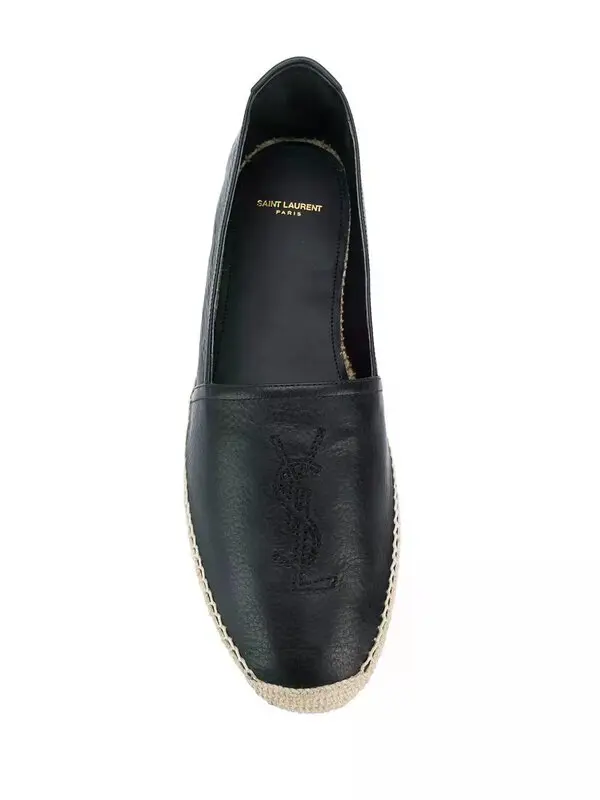 Saint Laurent Embroidered Monogram Espadrilles